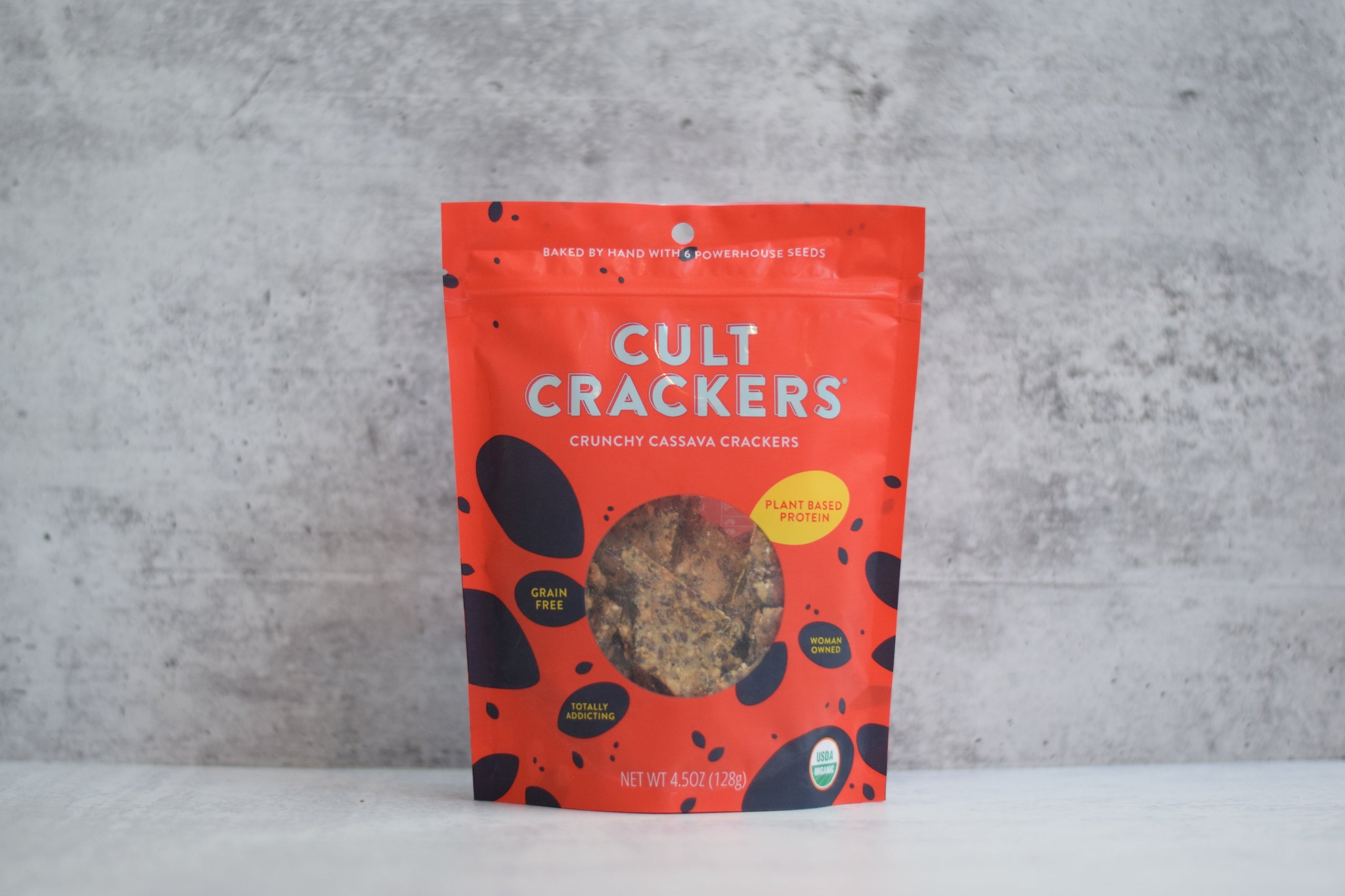 Crunchy Cassava Crackers | Cult Crackers | Ollie's American Cheese ...